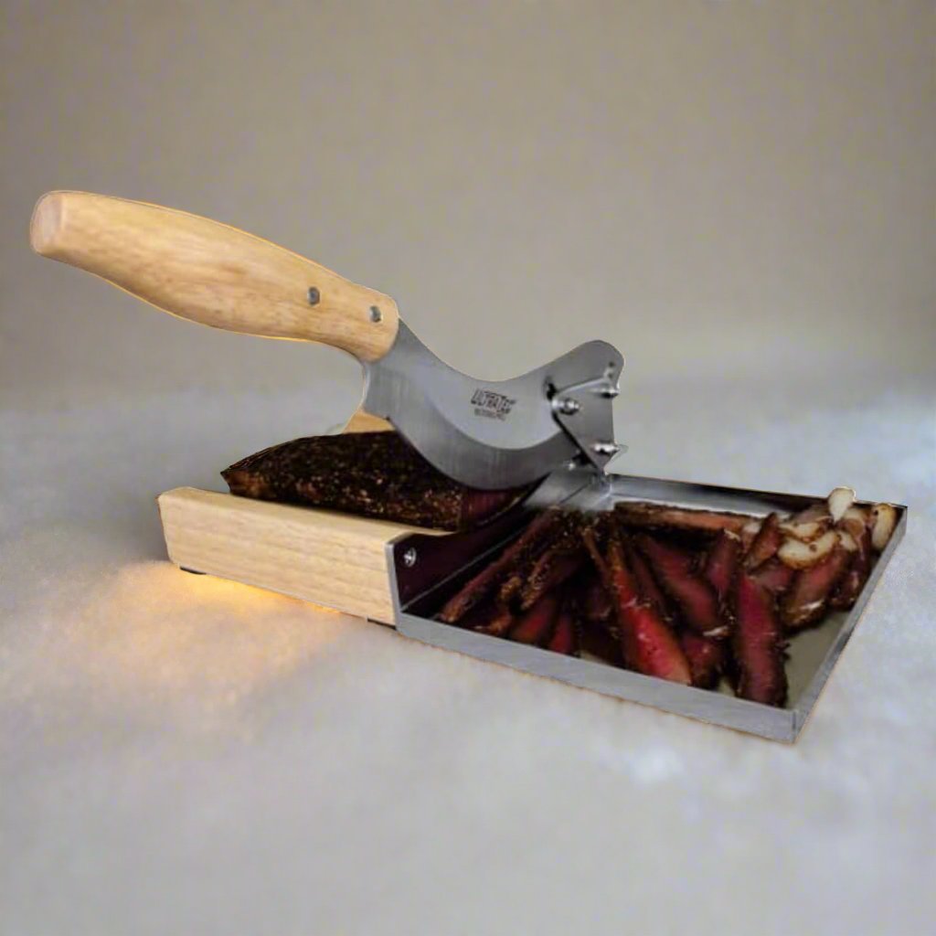 Biltong-Pro Radiused Cutter with Stainless Steel Tray – The Weston ...