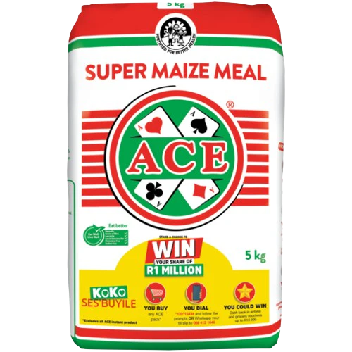 ACE Super Maize Meal 5kg | Premium African Maize Meal for Sadza ...