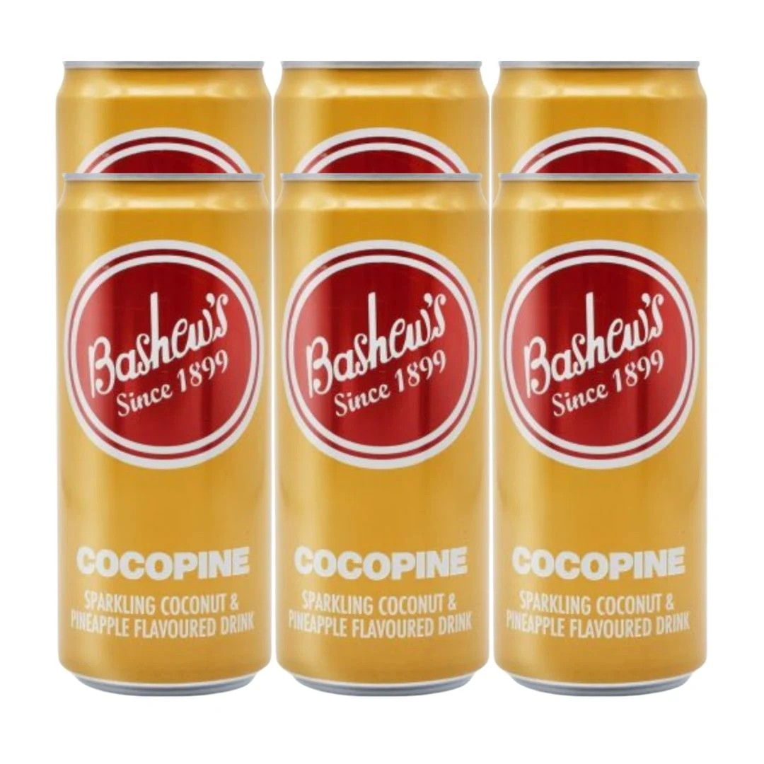 Bashews Cocopine Sparkling Drink 300ml - Tropical Coconut Pineapple ...