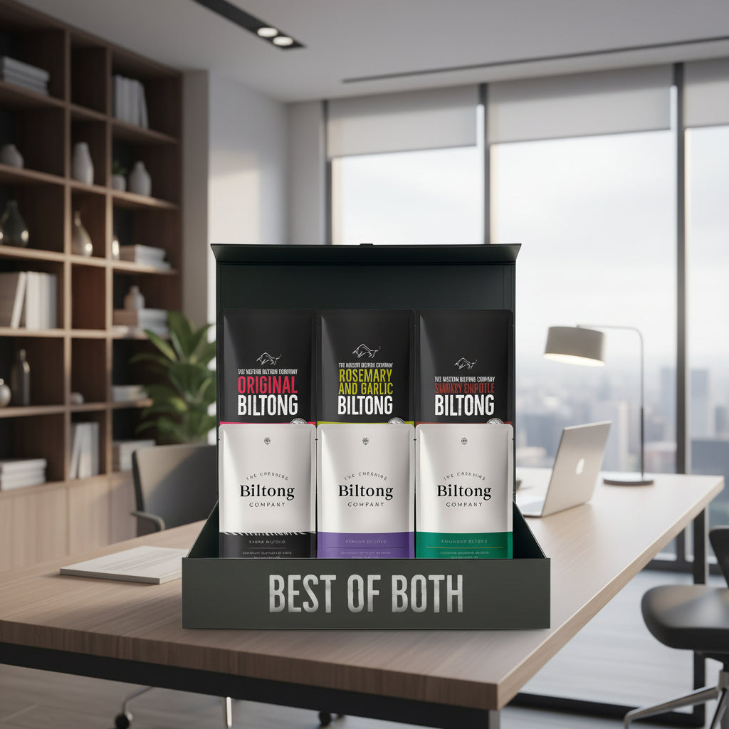 Premium Biltong Gift Set - Beef & Game Selection Box | Weston Biltong ...