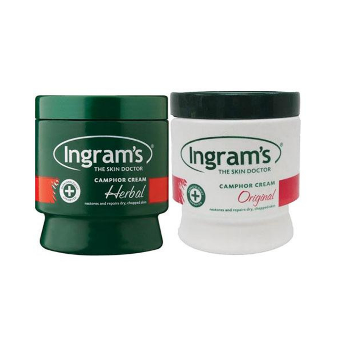 Ingram's Camphor Cream 75ml & 450ml | Dry Skin Treatment Since 1937 ...