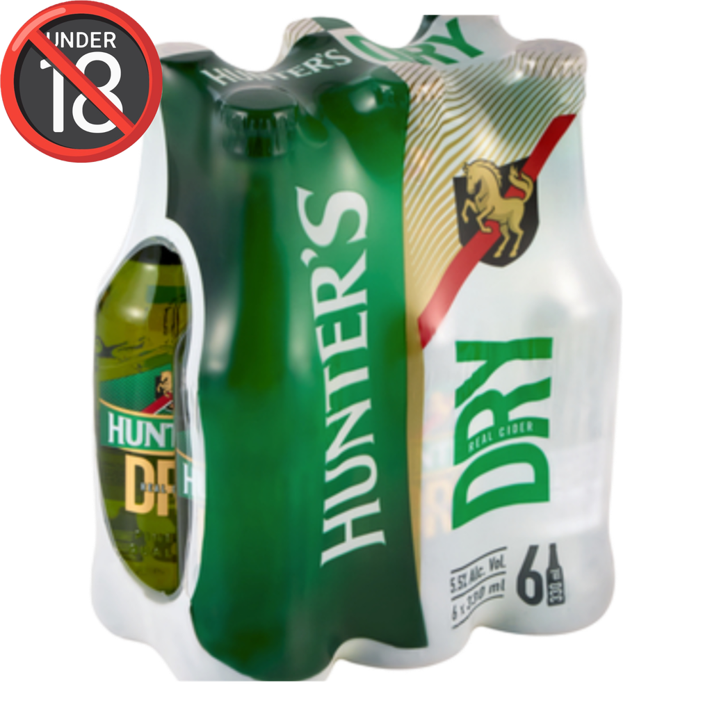 Hunters Dry Cider (330ml) – The Weston Biltong Company