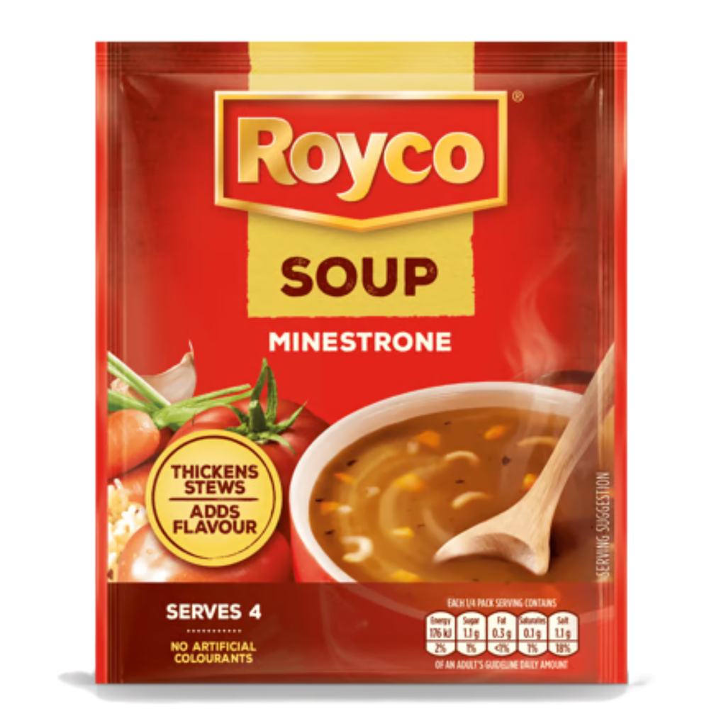 Royco Minestrone Soup Mix 50g | South African Soup Powder | Buy in the ...