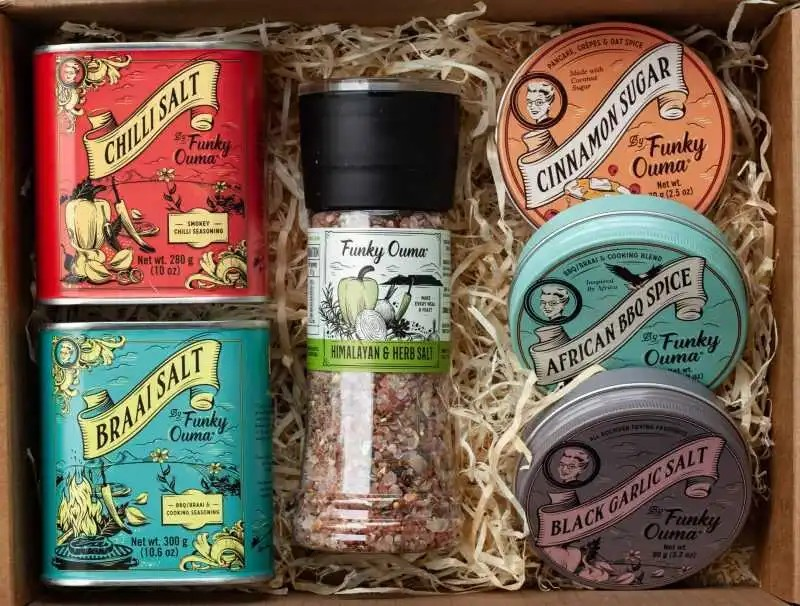 Funky Ouma Thank You Gift Set - South African Spice Collection ...
