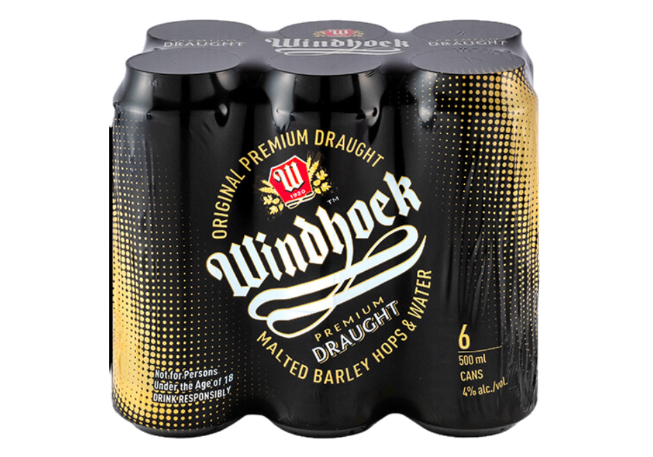 Windhoek Premium Draught 440ml – The Weston Biltong Company