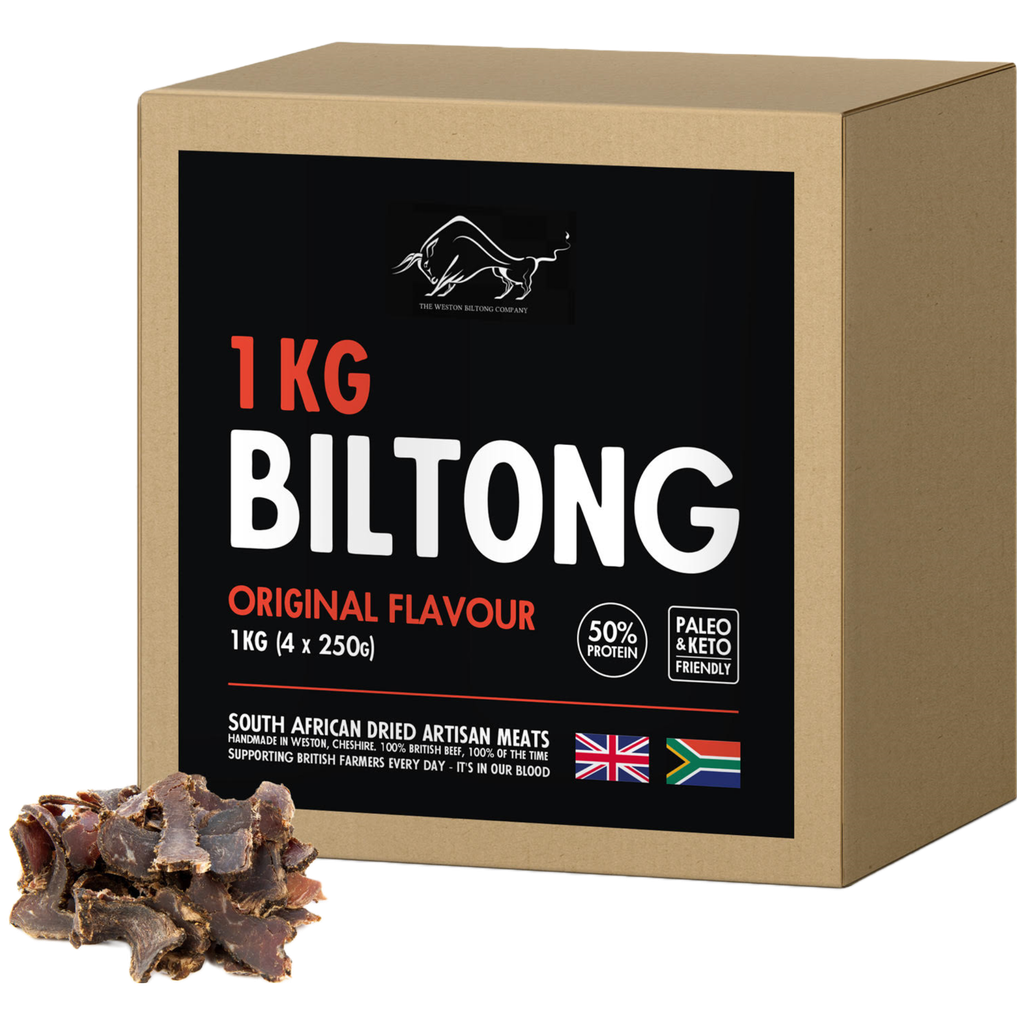 1kg Award-Winning British Beef Biltong Box - Choose Your Flavour | The ...